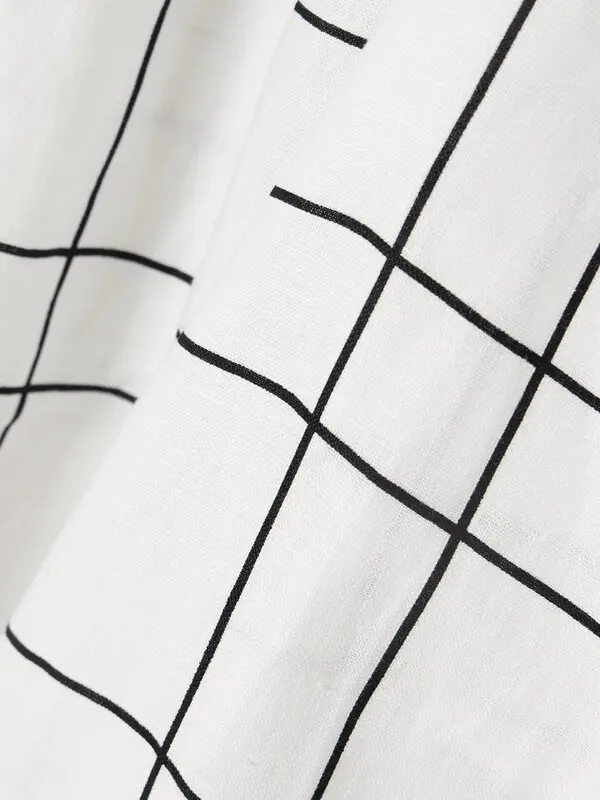 Faithfull The Brand Duomo Checked Linen Pants
