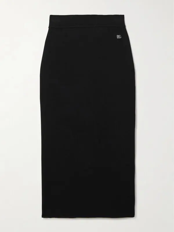 Dolce & Gabbana Stretch-jersey Midi Skirt