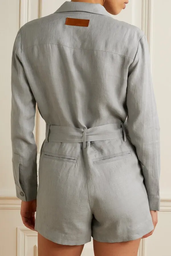 RIVET Utility + Net Sustain Trendsetter Linen Playsuit