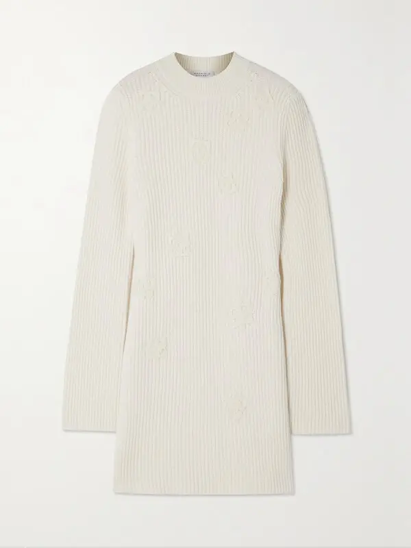 Gabriela Hearst Gloria Embroidered Cashmere Sweater