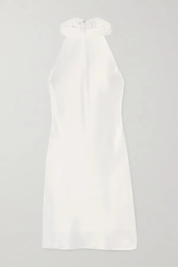 Galvan Satin Mini Dress