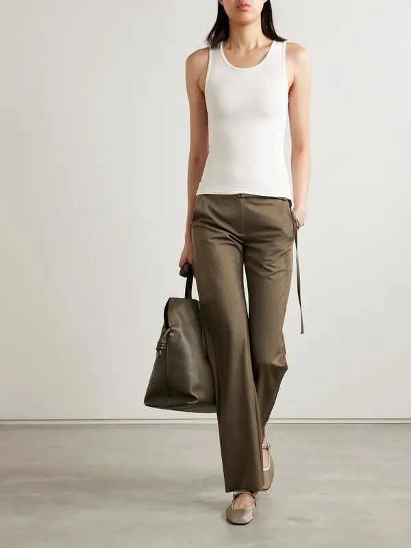 FFORME Pari Stretch-silk Jersey Racer-back Tank