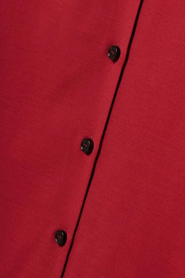 Veronica De Piante Wool And Silk-blend Shirt