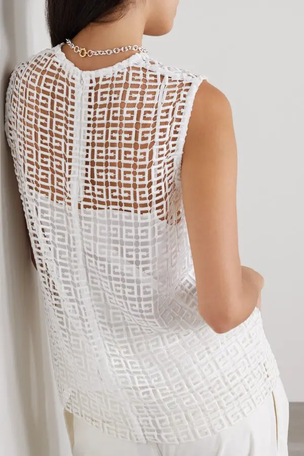 Givenchy Guipure Lace Top