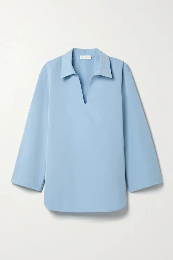 Lafayette 148 New York Cotton-sateen Top