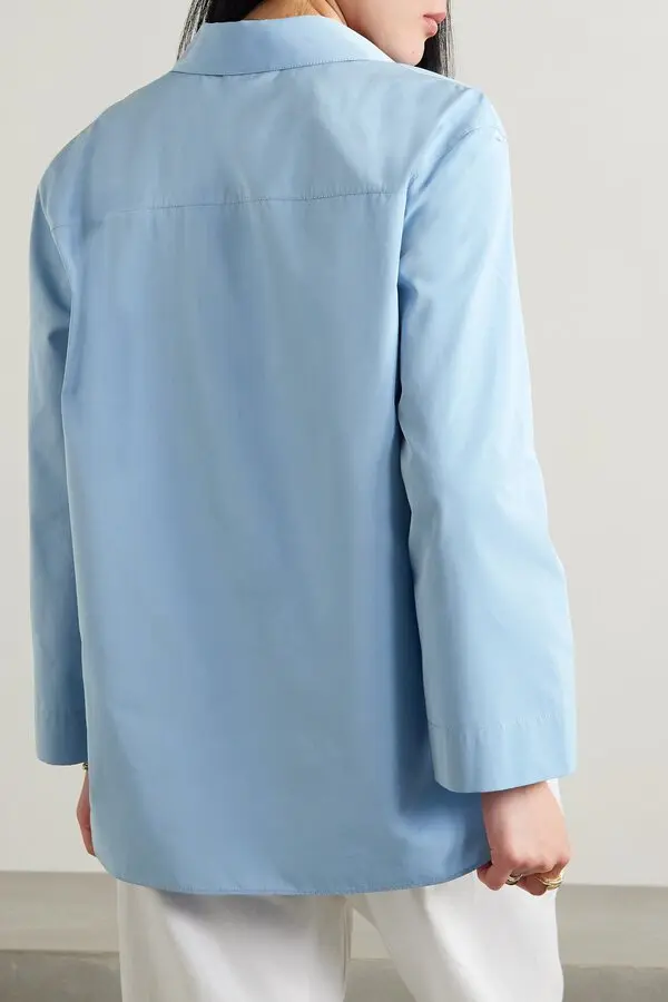 Lafayette 148 New York Cotton-sateen Top