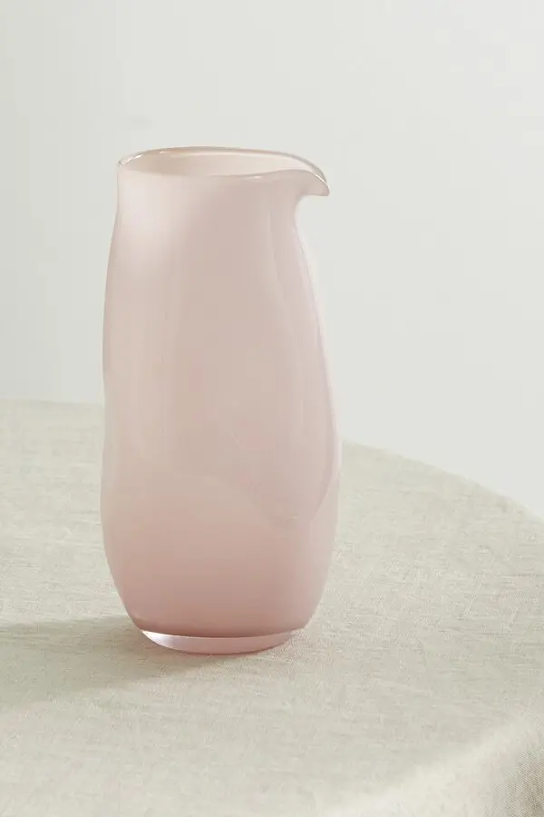 HELLE MARDAHL Bon Bon Large Glass Jug - Pink