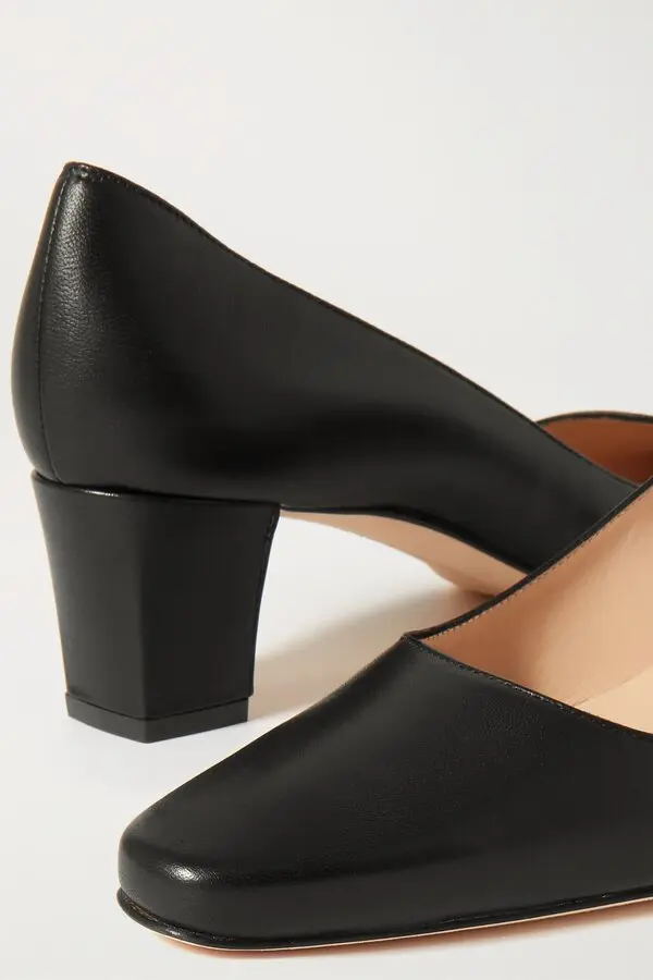 Manolo Blahnik Okkatopla 50 Leather Pumps