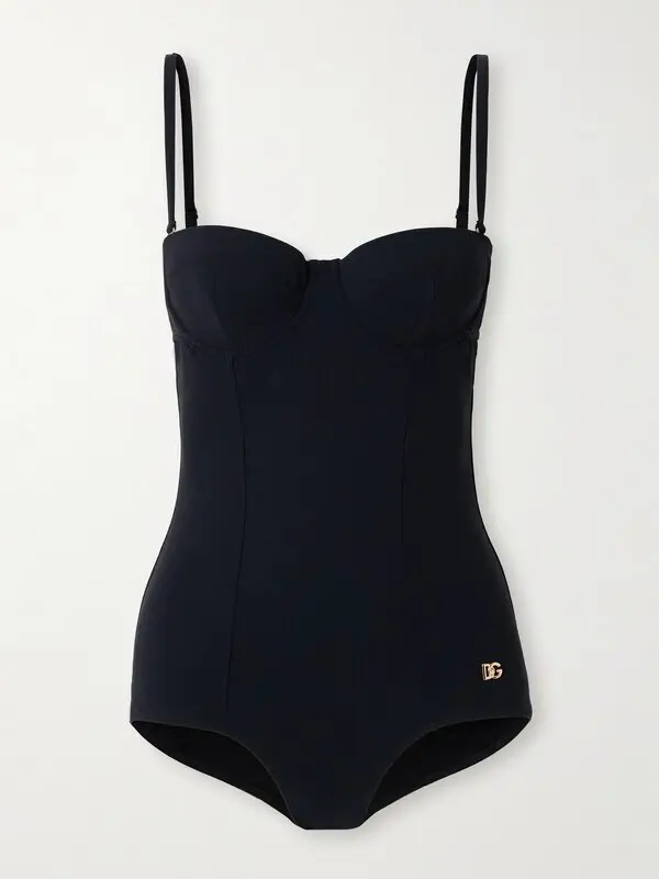 Dolce & Gabbana Cutout Underwired Swimsuit - Black