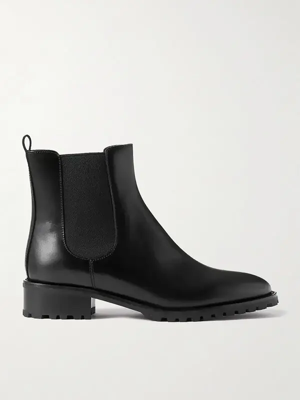 Manolo Blahnik Chelata 30 Leather Chelsea Boots