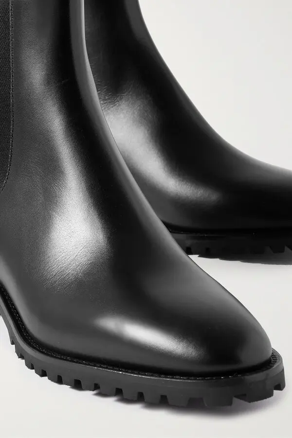 Manolo Blahnik Chelata 30 Leather Chelsea Boots
