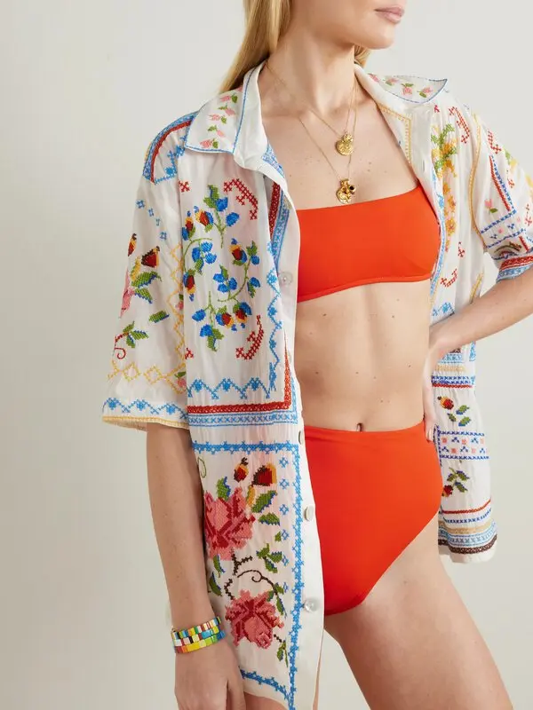 Bondi Born Aria Embodee™ Bikini Top - Orange