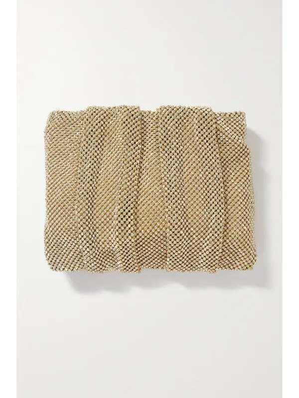 LOEFFLER RANDALL Ember Embellished Mesh Clutch