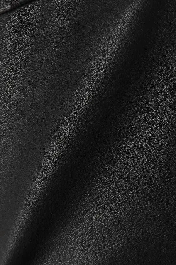 Sprwmn Cropped Leather Leggings