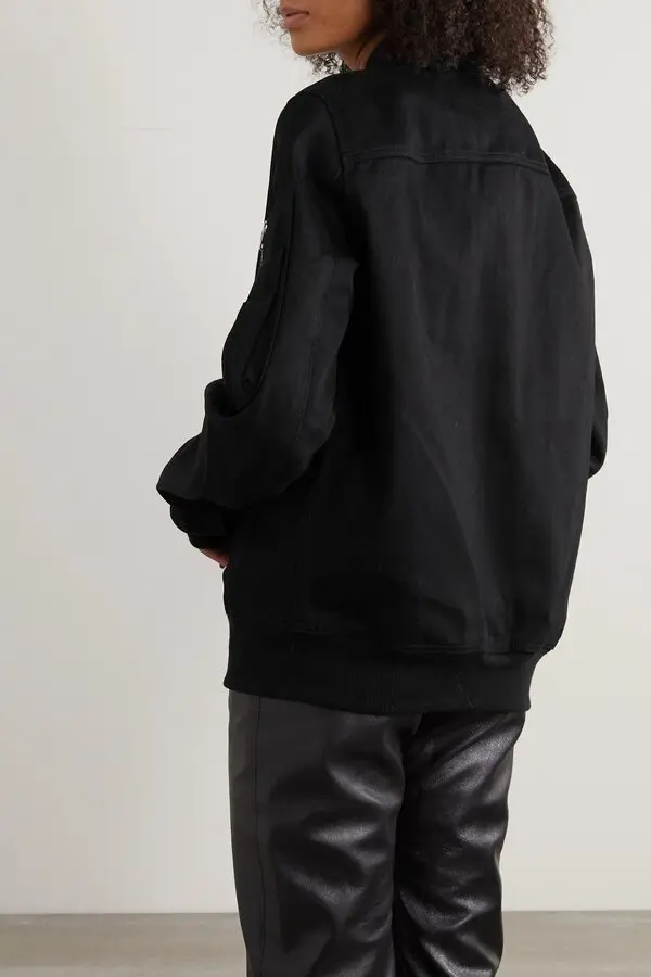 Rick Owens Flight Denim Bomber Jacket