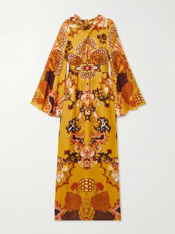 Johanna Ortiz Frontier Melodies Maxi Dress - Yellow