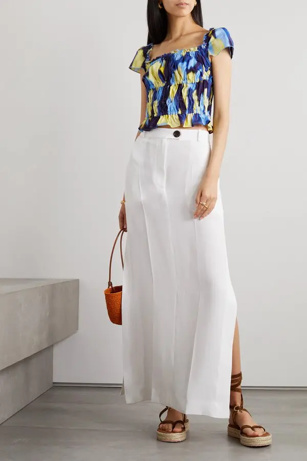 Altuzarra Darcey Printed Top