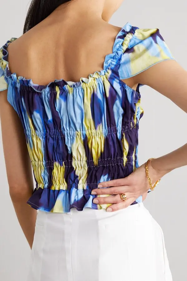 Altuzarra Darcey Printed Top