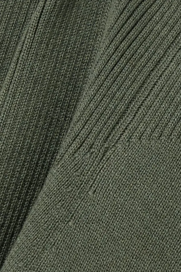 Loewe Ribbed Wool Midi Dress
