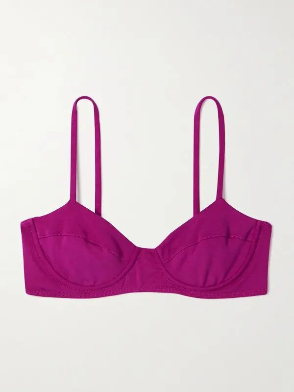 Mara Hoffman Lua Underwired Bikini Top - Pink