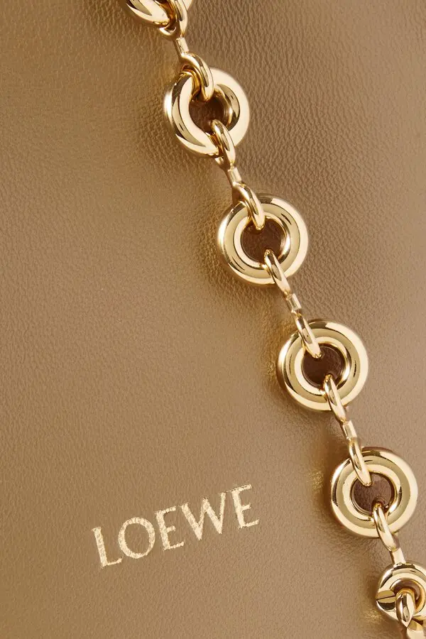 Loewe Squeeze Small Leather Shoulder Bag - Brown