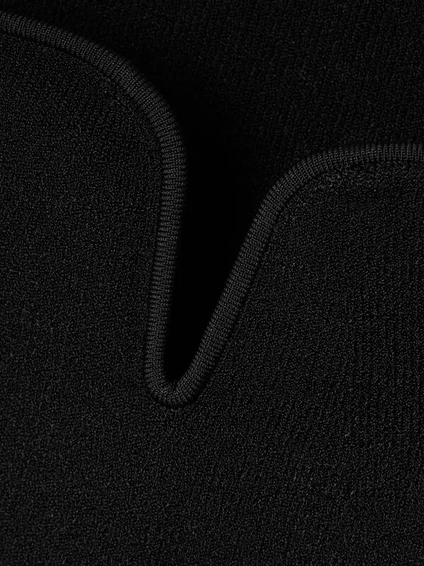 Galvan Gaia Ribbed-knit Bodysuit