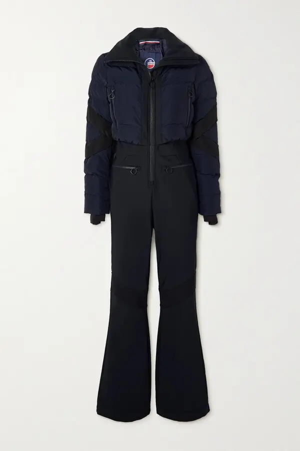 Fusalp Clarisse Quilted Ski Suit - Blue