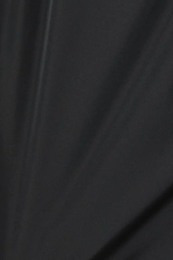 Jacquemus Off-the-shoulder Taffeta Mini Dress - Black