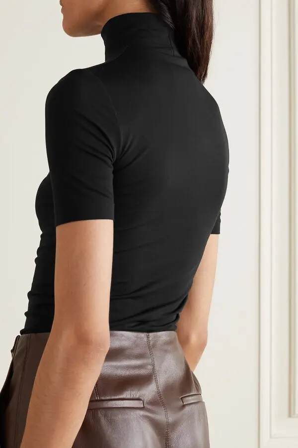 Wolford Aurora Modal-blend Jersey Turtleneck Top