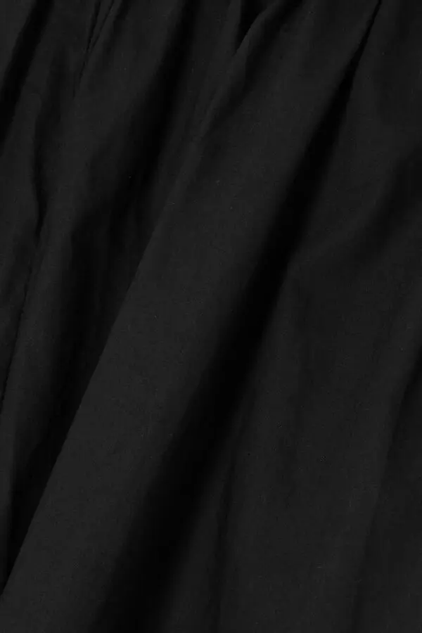 DEIJI STUDIOS Ease Organic Cotton-poplin Pants - Black