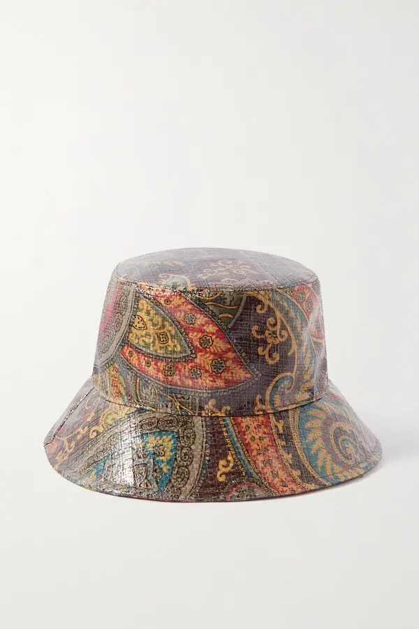 Etro Appliquéd Paisley-print Bucket Hat