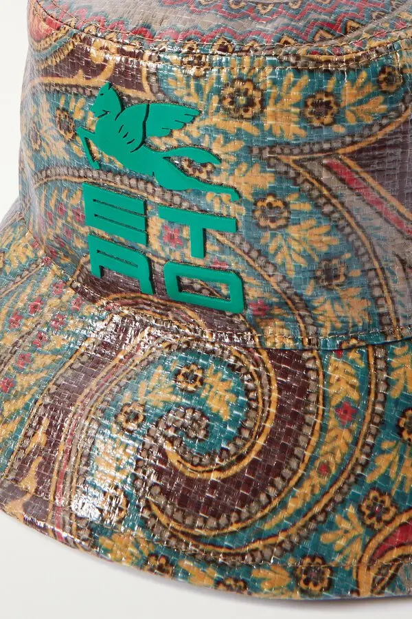 Etro Appliquéd Paisley-print Bucket Hat