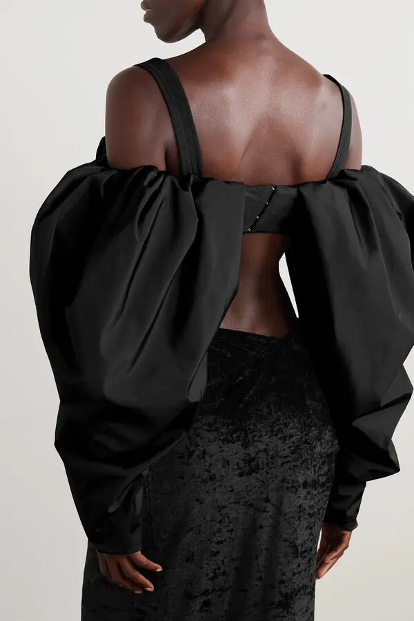 Jacquemus Cold-shoulder Bustier Top