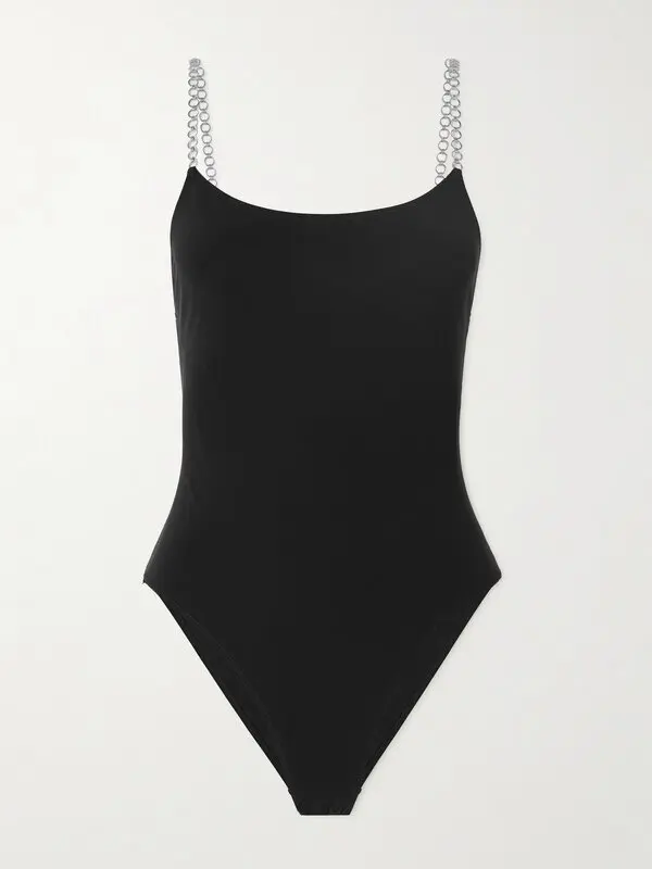 LIDO Trentasei Chain-embellished Swimsuit - Black