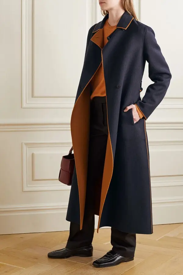 Loro Piana Reversible Belted Cashmere Coat
