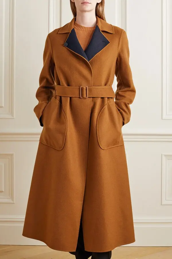 Loro Piana Reversible Belted Cashmere Coat