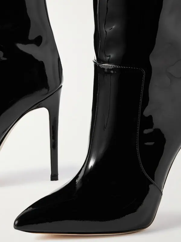 Paris Texas Stiletto Patent-leather Knee High Boots