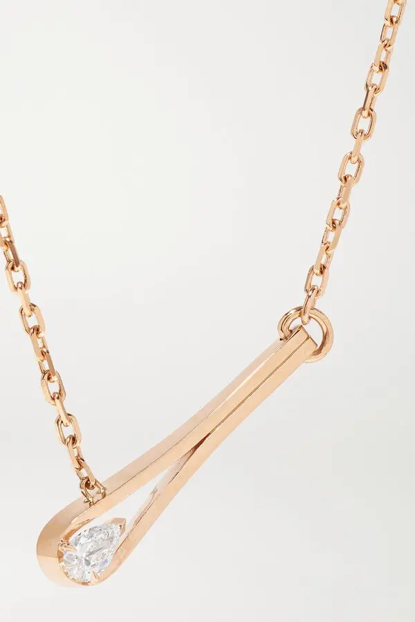 REPOSSI Serti Inversé 18-karat Diamond Necklace