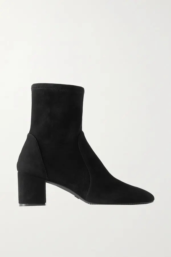 STUART WEITZMAN Yuliana Sock Boots - Black