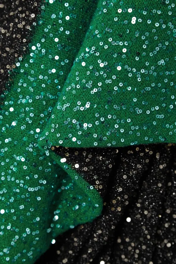 Loewe Asymmetric Cutout Sequined Maxi Dress