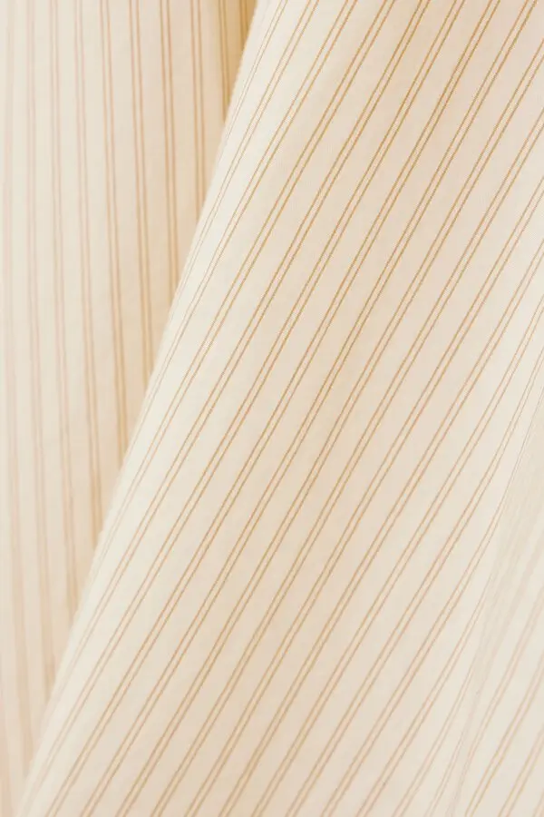 BIRKENSTOCK Tekla Pinstriped Organic Cotton-poplin Kaftan