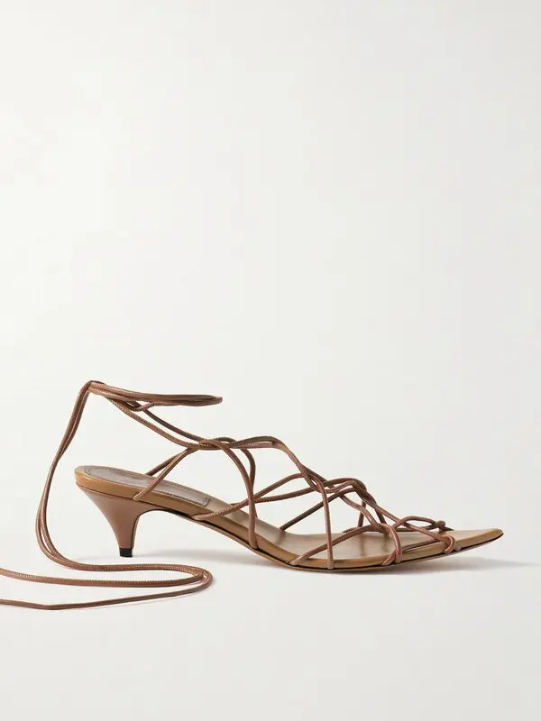 Khaite Arden Leather Sandals