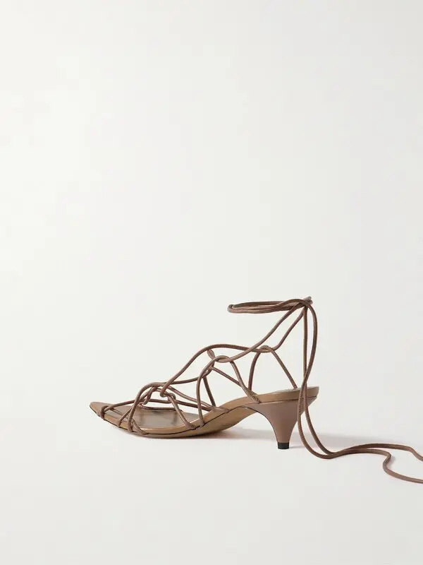 Khaite Arden Leather Sandals