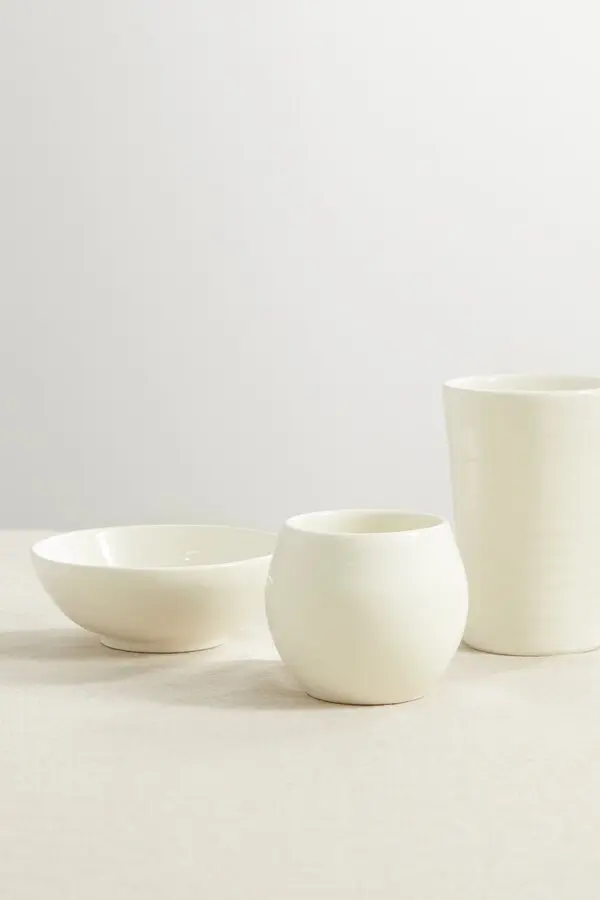 Brunello Cucinelli Set Of Three Ceramic Bowls