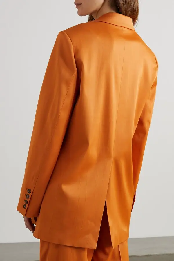 Loulou De Saison Loulou Studio Sund Oversized Satin Blazer