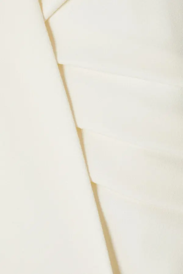 Safiyaa Strapless Draped Crepe Jumpsuit