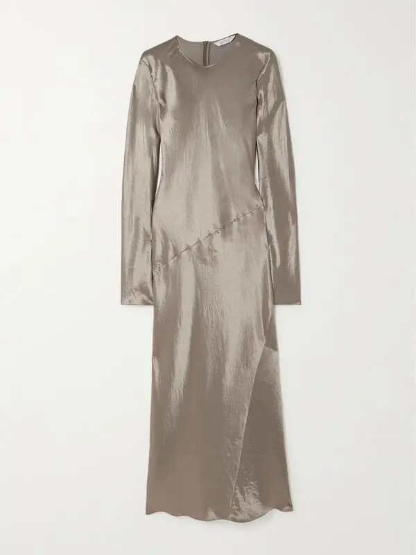 Max Mara Elogio Paneled Midi Dress - Neutrals