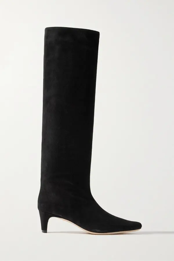 Staud Wally Suede Knee Boots