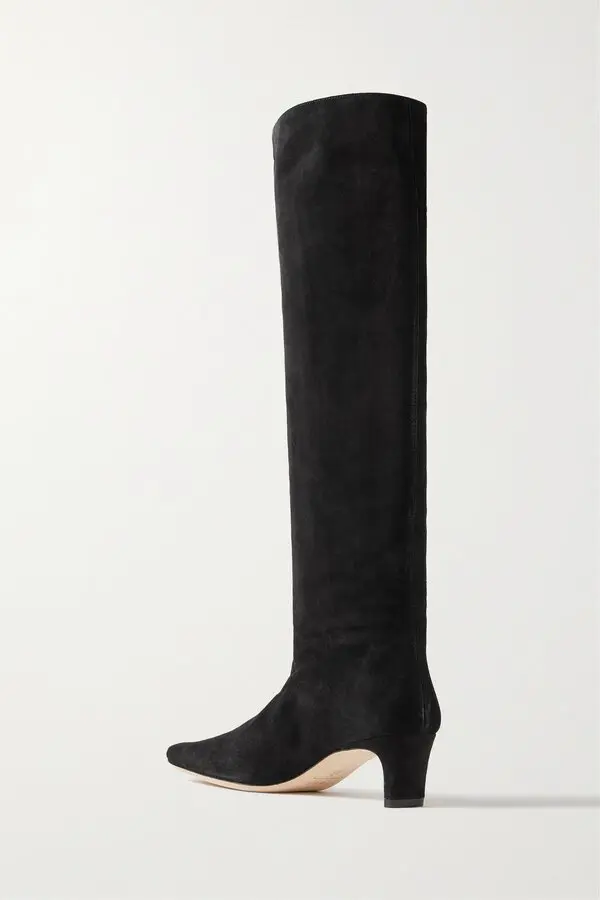 Staud Wally Suede Knee Boots