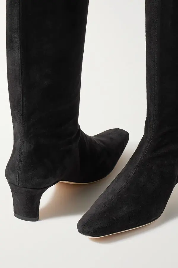 Staud Wally Suede Knee Boots
